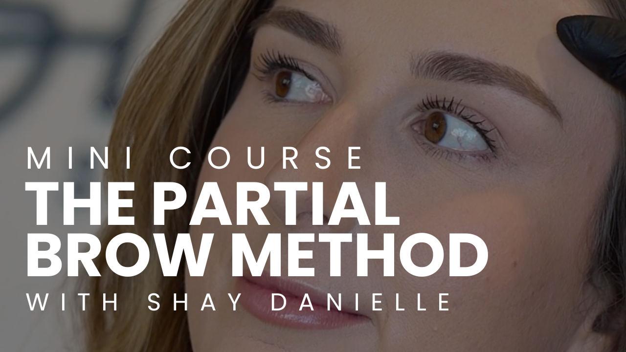 The Partial Brow Method Online Course - Shay Danielle Online Academy ...
